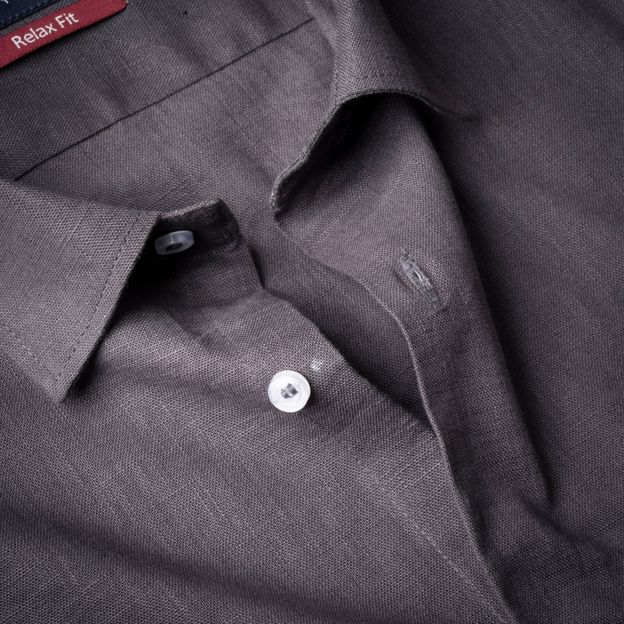 Carbon Color Linen Formal Shirts For Men – Punekar Cotton